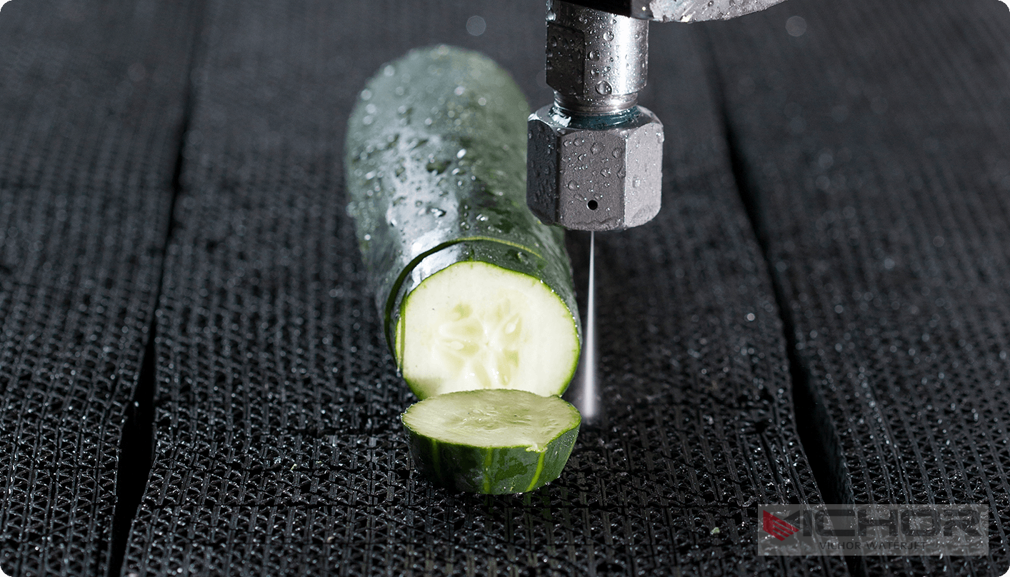 Waterjet Cutting Food with VICHOR Waterjet Cutting Machine